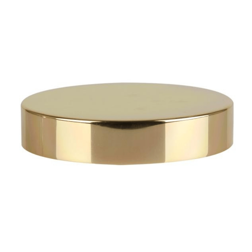Shiny Gold Metal Jar Lids - Samples – Pravada Private Label